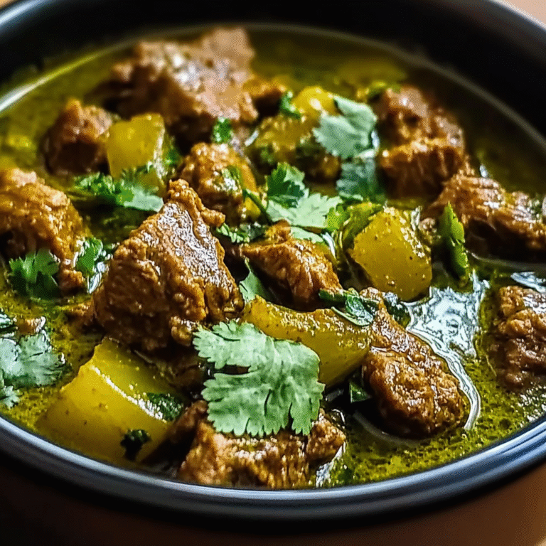 Mexican Beef Chile Verde Recipe - Sizzle Diary